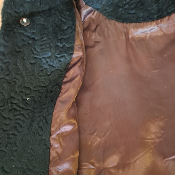 Vintage | Jackets & Coats | Gorgeous Vtg 95s Black Mouton Bolero Jacket ...